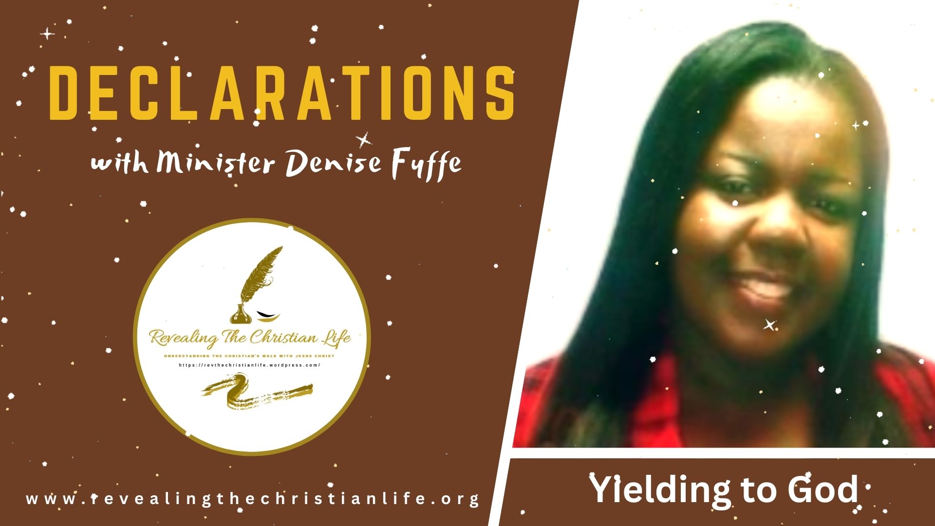 Online Course – Declarations – Revealing the Christian Life Ministry