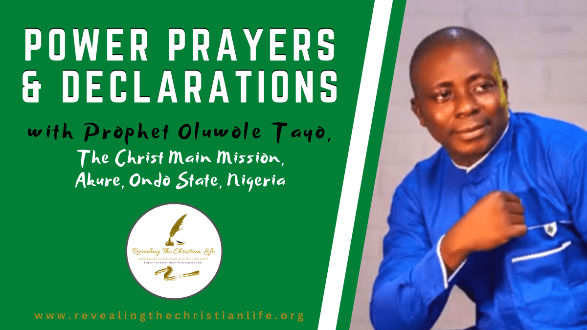 Power Prayers & Declarations For Your God Ordained Destiny – Revealing ...